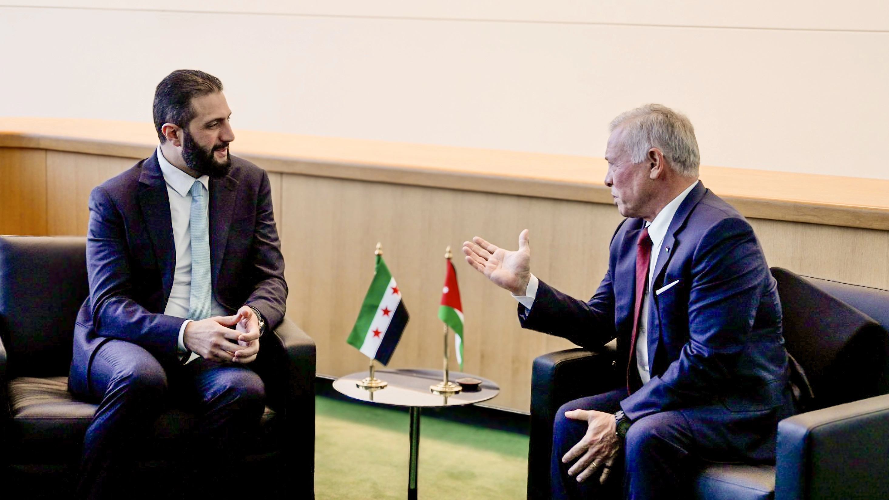 King meets Syria president in New York - The Royal Hashemite Court