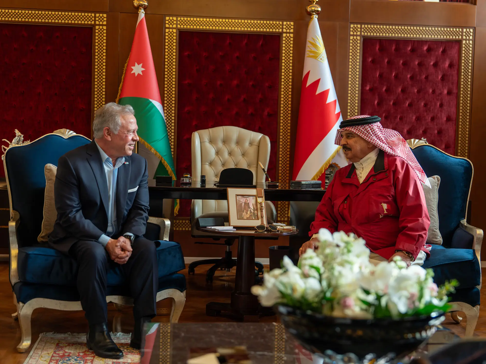 King meets with Bahrain monarch, discusses regional developments - The ...